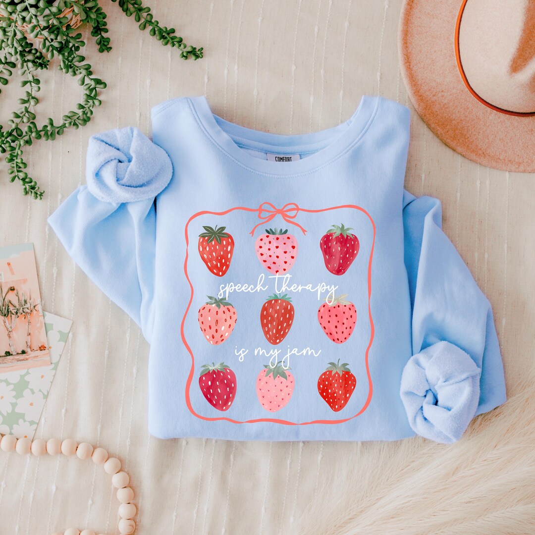 Speech Therapy is My Jam Sweatshirt, SLP Sweatshirt, Speech Language ...
