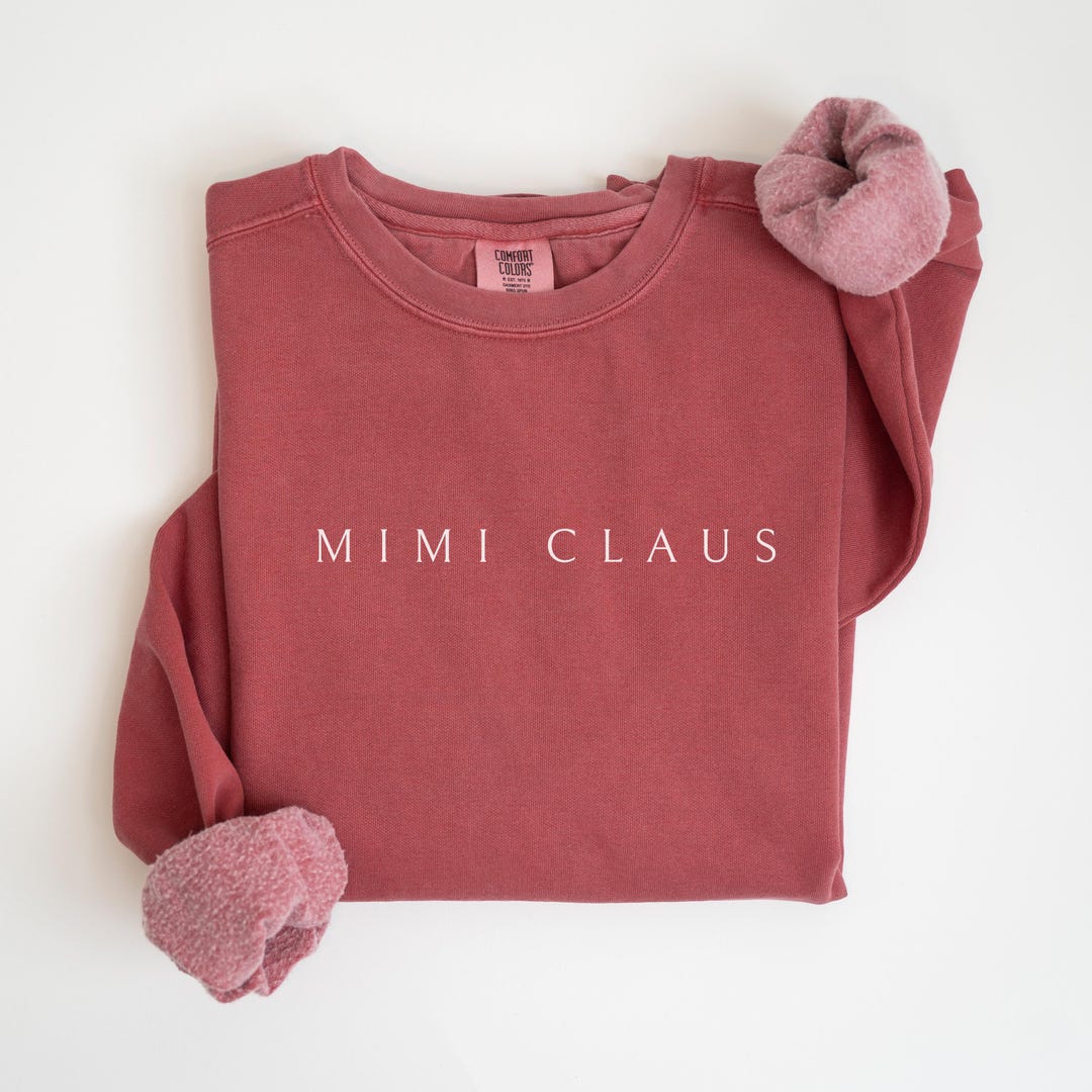 Comfort Colors® Mimi Christmas Gift Sweatshirt, Christmas Mimi ...