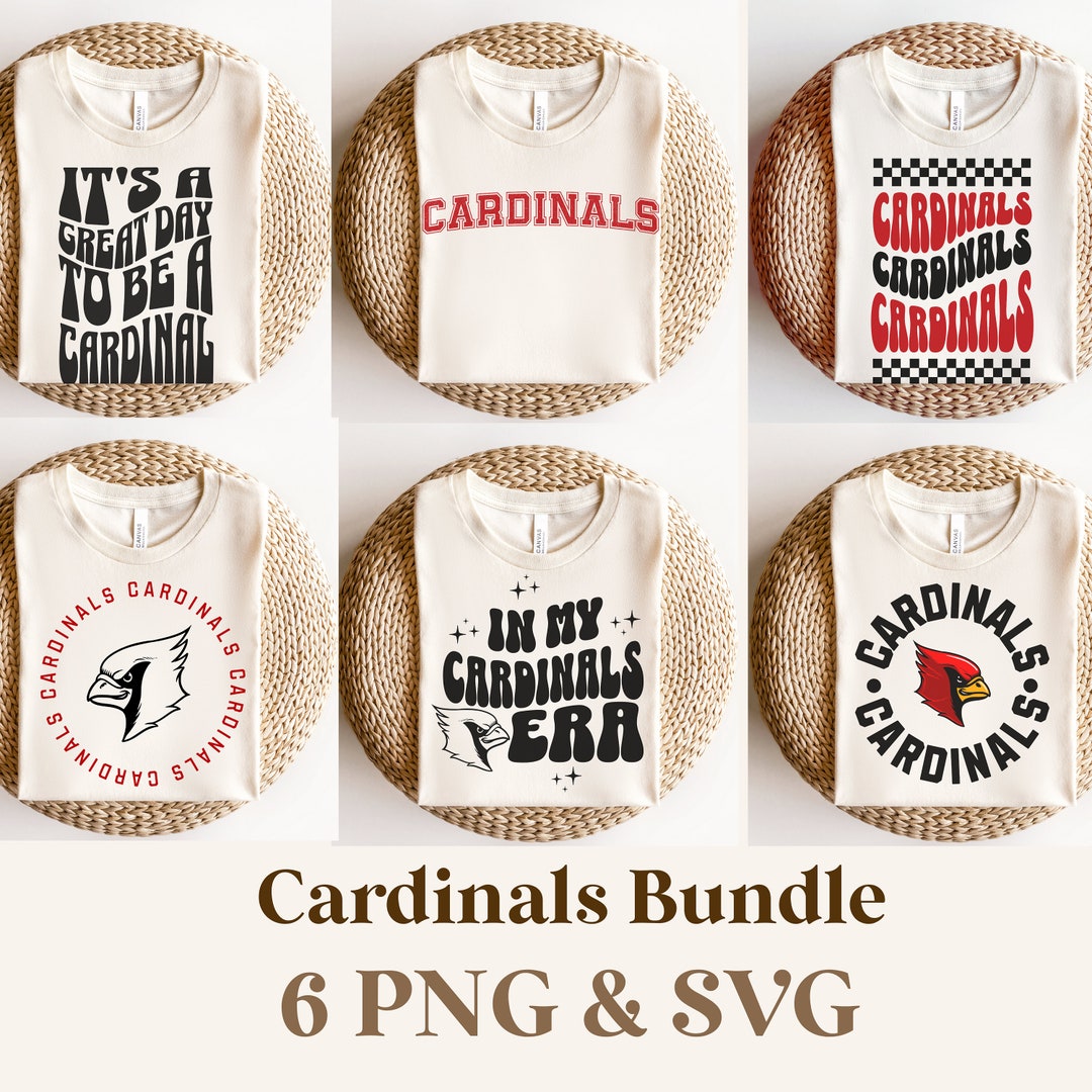 Cardinals Svg Bundle, Cardinals School Spirit, Groovy Cardinals Mascot ...