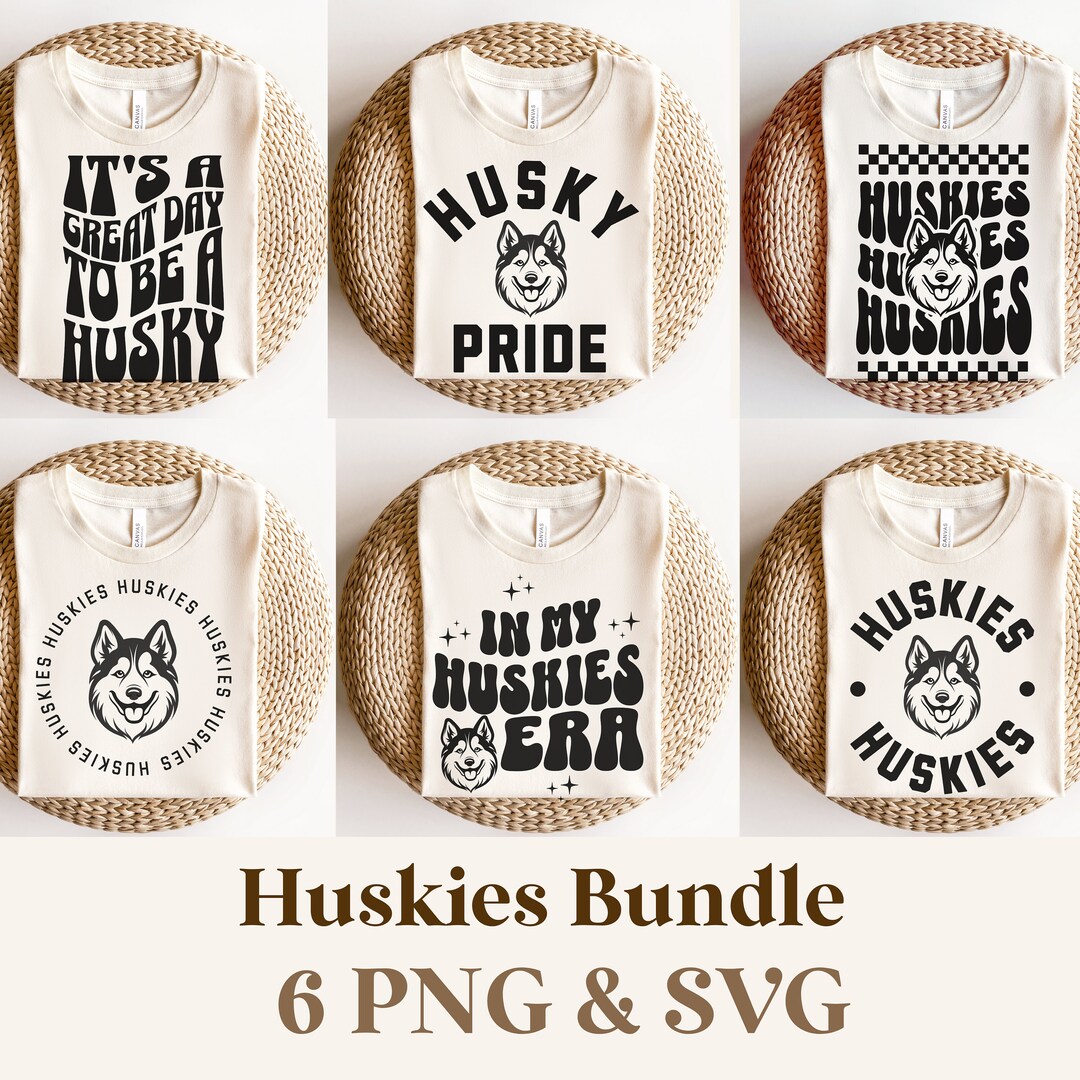 Huskies Svg Bundle Husky Team Spirit Svg School Mascot Svg Game Day ...