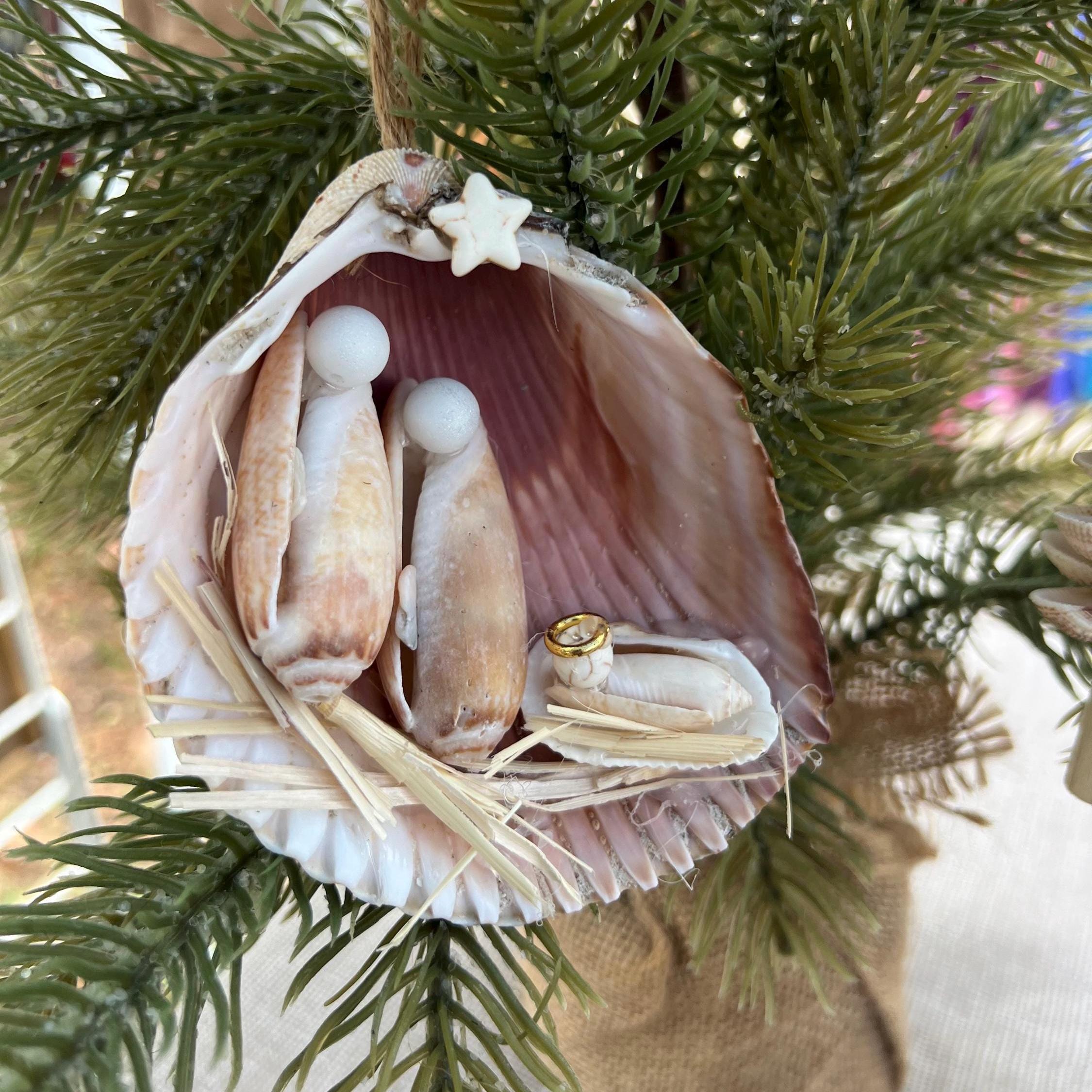 Seashell Nativity Ornament - Etsy