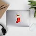 Cute Christmas Stocking Vinyl Sticker - Etsy