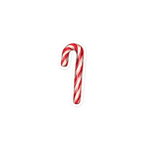 Vintage Candy Cane Sticker – Retro Christmas Holiday Vinyl Decal for ...