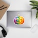 Rainbow Jack-o’-lantern Pumpkin Vinyl Sticker – Pride Halloween Decal ...