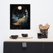 Art Nouveau Celestial Moonlit Bathing Lady Poster - Etsy