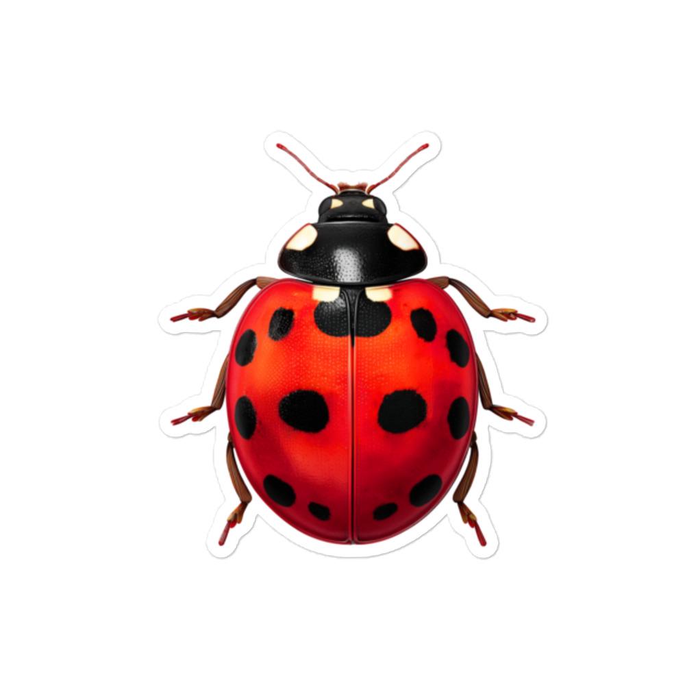 Ladybug Vinyl Sticker – Red Insect Bug Nature Decal for Laptops, Cars ...