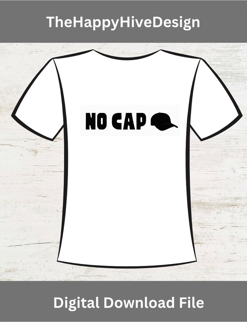 No Cap Svg Png Cap Svg Cappin Svg Gen Z Svg Tiktok Terms - Etsy