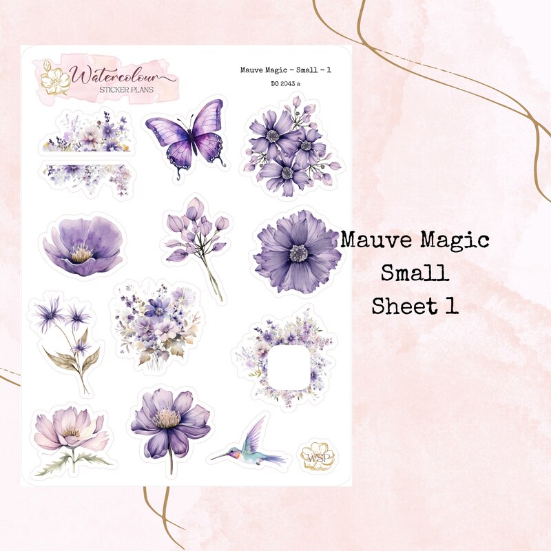 Stickers Watercolor - Etsy