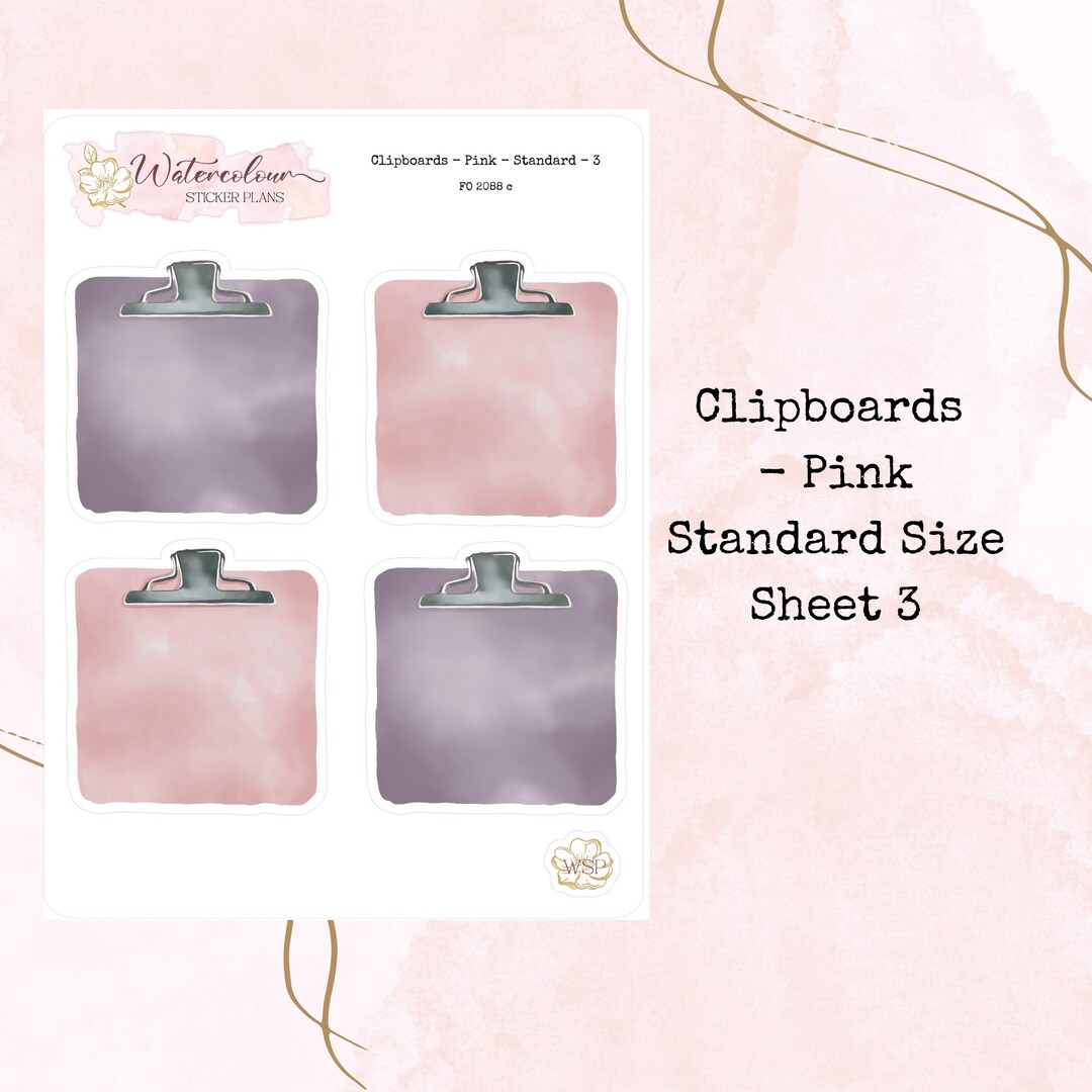 Clipboard Stickers Standard * Deco Stickers * Functional Stickers * Box ...
