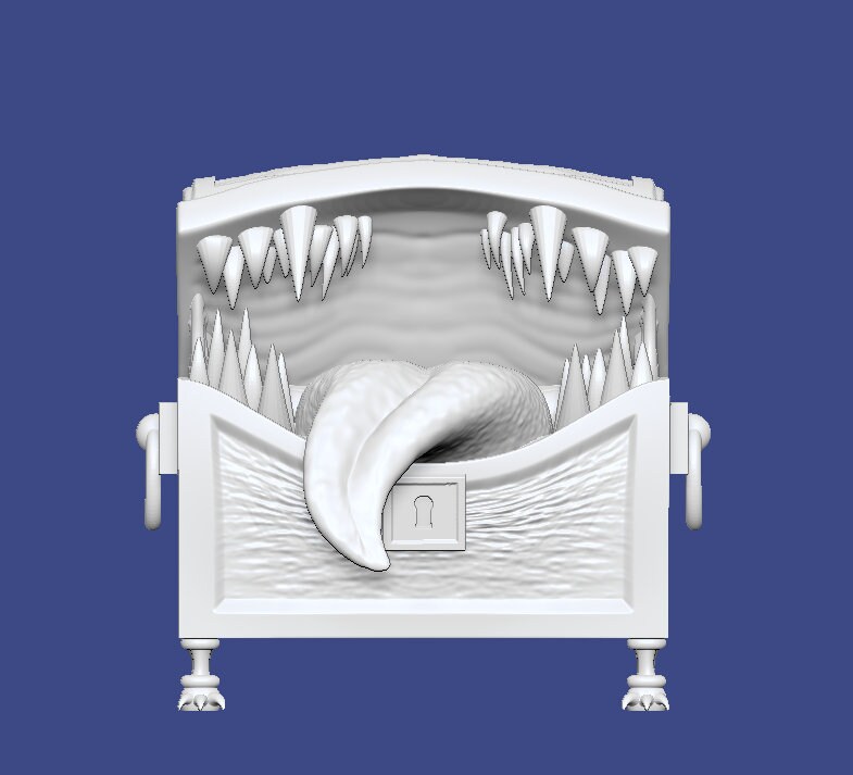 Mimic Chest 3D Printed and Painted - Etsy