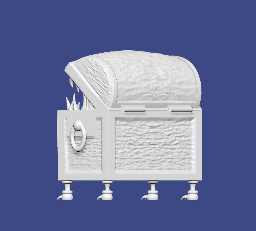 Mimic Chest 3D Printed and Painted - Etsy