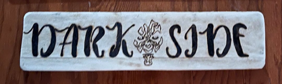 Wall-mounted Wooden Plaque star Wars Dark Side Edition - Etsy