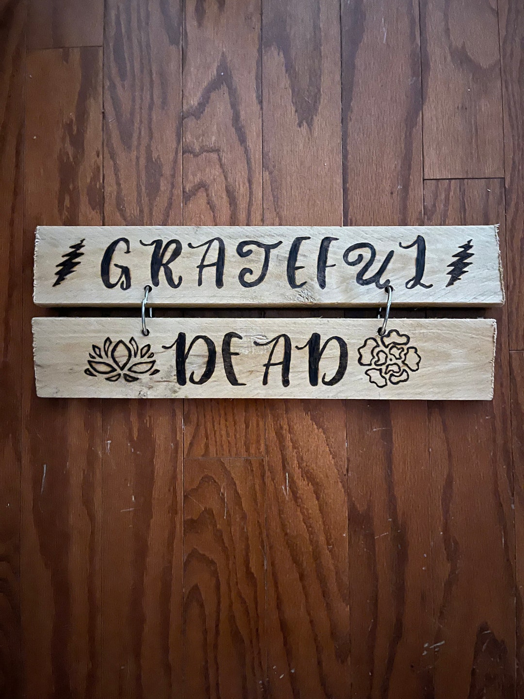 Wall-mountable Hanging Band Plaque grateful Dead Cursive Edition - Etsy