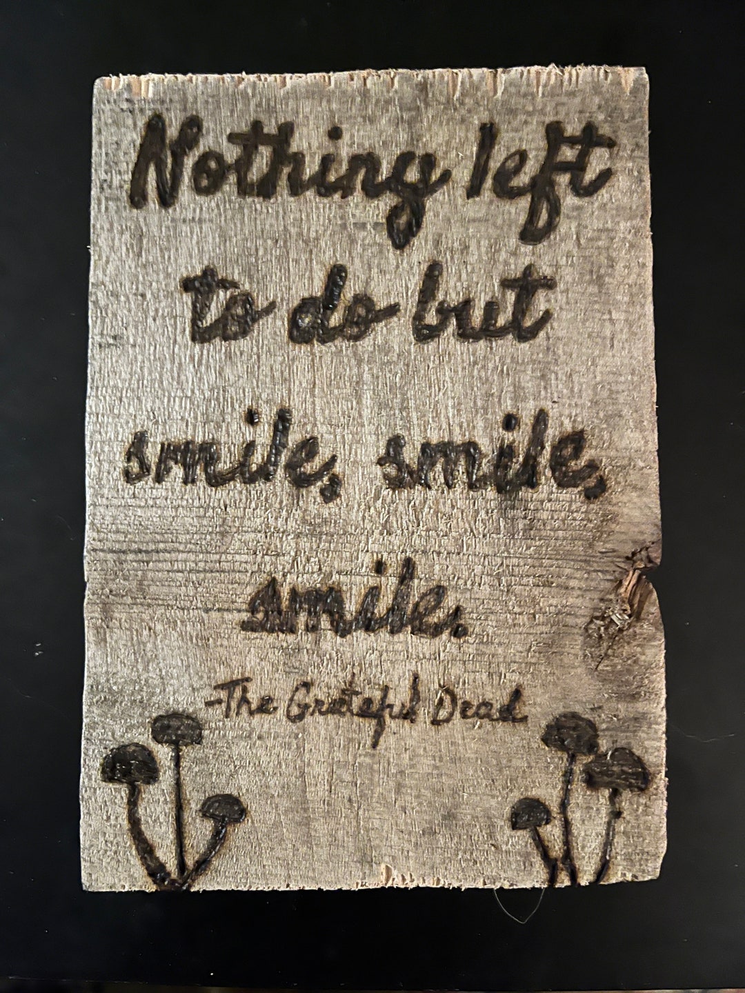 Wall-mounted Wooden Plaque grateful Dead Smile Edition - Etsy