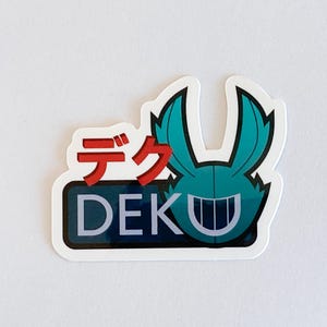 Deku Sticker - Etsy