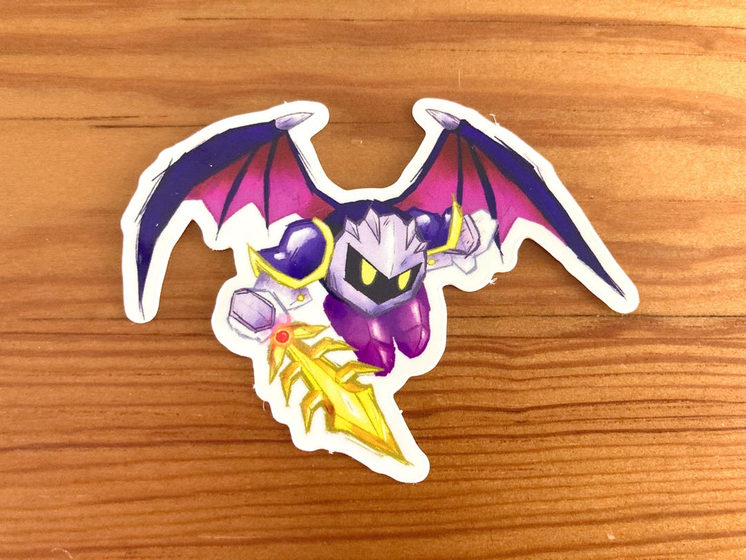 3 Meta Knight Sticker Kirby - Etsy