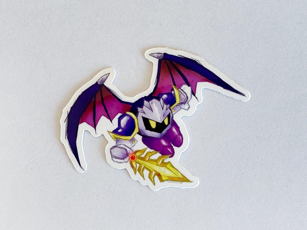 Meta Knight Sticker Kirby - Etsy