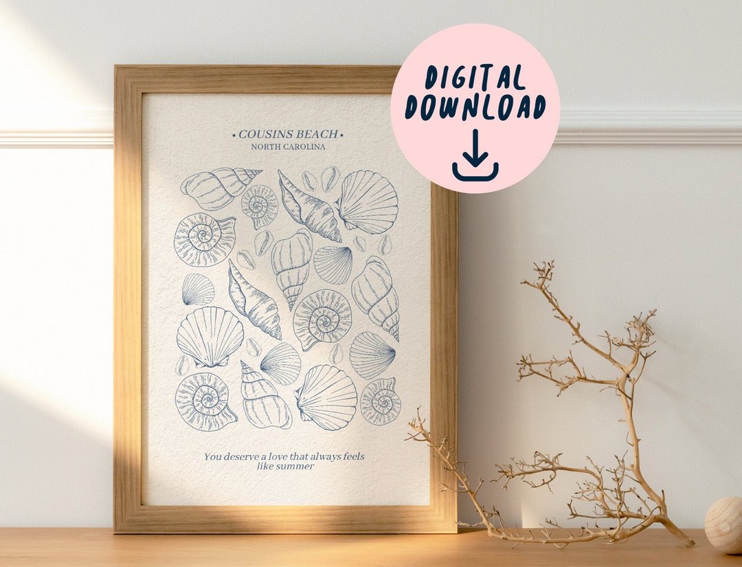 The Summer I Turned Pretty Poster Cousins Beach - Etsy Australia