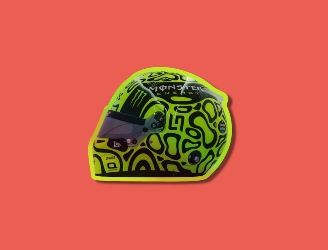 Lando Norris, Lando Norris Helmet, LN4, Formula 1, F1, Sticker - Etsy
