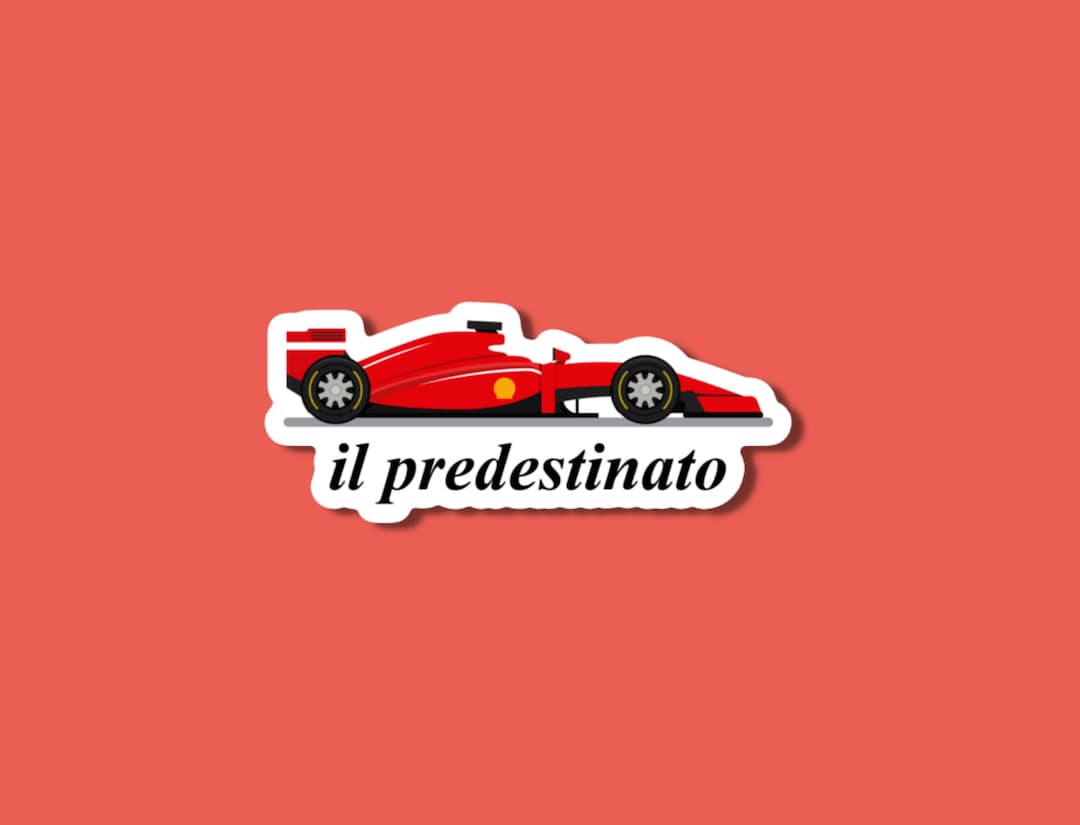 Il Predestinato, Charles Leclerc, CL16, Ferrari, Ferrari Sticker, F1 ...