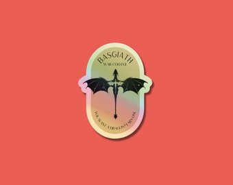 Fourth Wing Sticker, Dragon Rider Sticker, Xaden Riorson, Violet ...