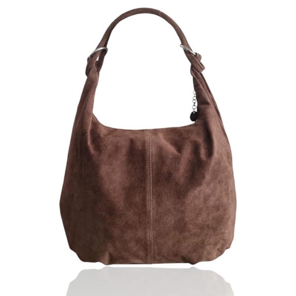 Taupe Slouch Handbag - Etsy UK