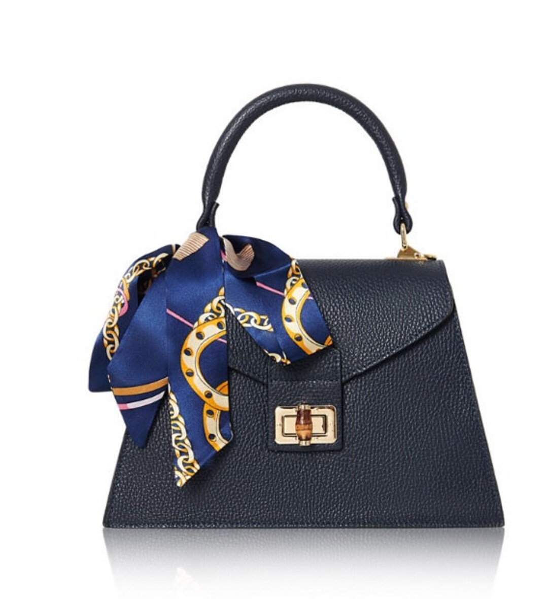 Genuine Leather Navy Crossbody Bag, Navy Blue Shoulder Bag, Navy ...