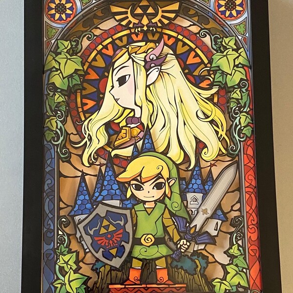 Zelda Stained Glass - Etsy