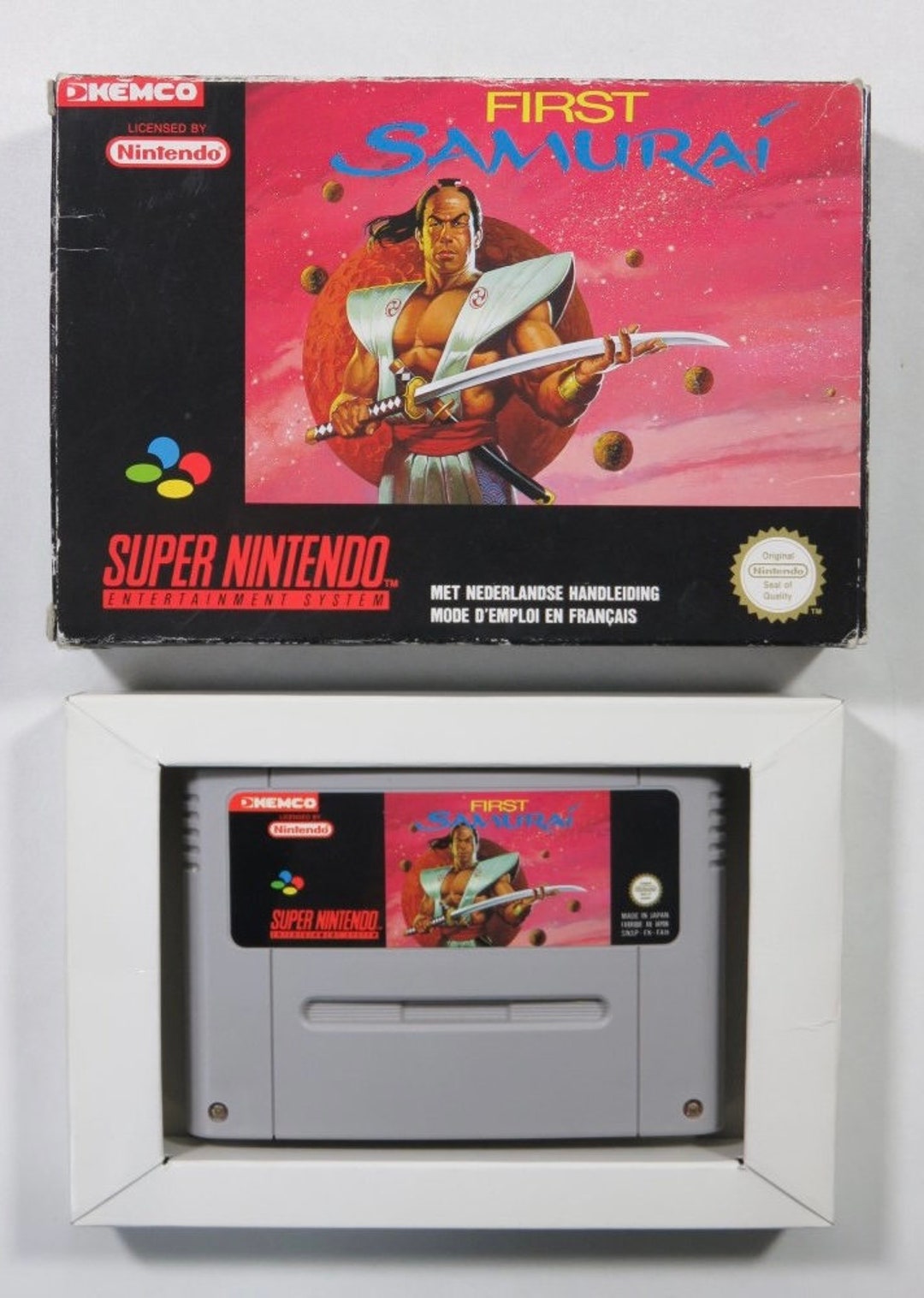 Super Nintendo First Samurai Snes Original Vintage Game - Etsy