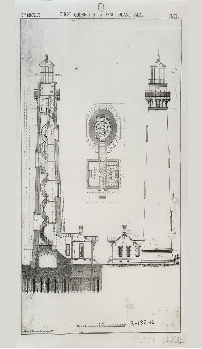 Dauphin Island Lighthouse - Etsy