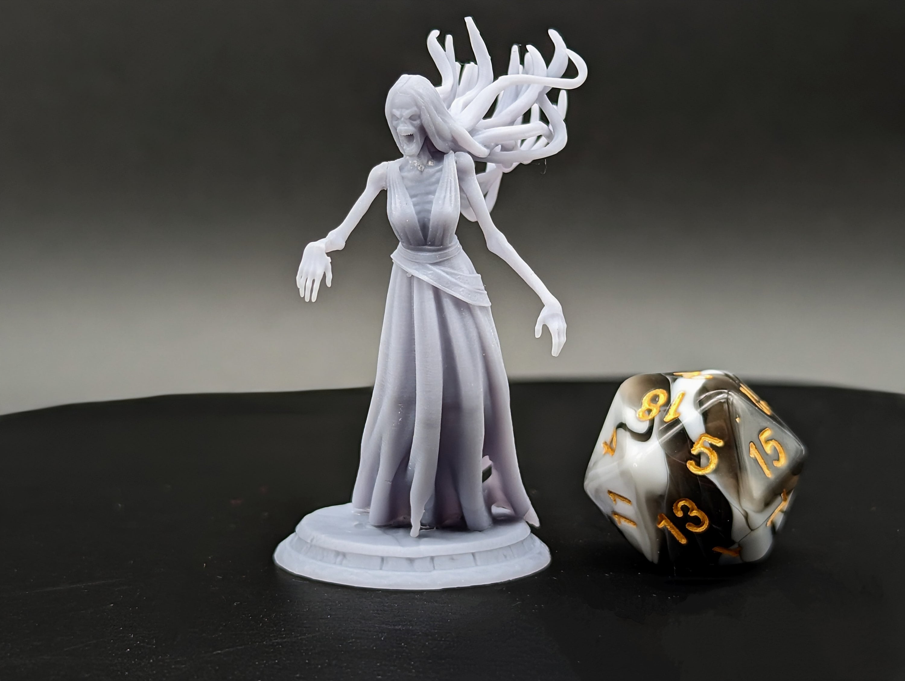 Banshee 32 Mm Miniature Dnd TTRPG 8k Stormborn Collectibles Ghost Witch ...