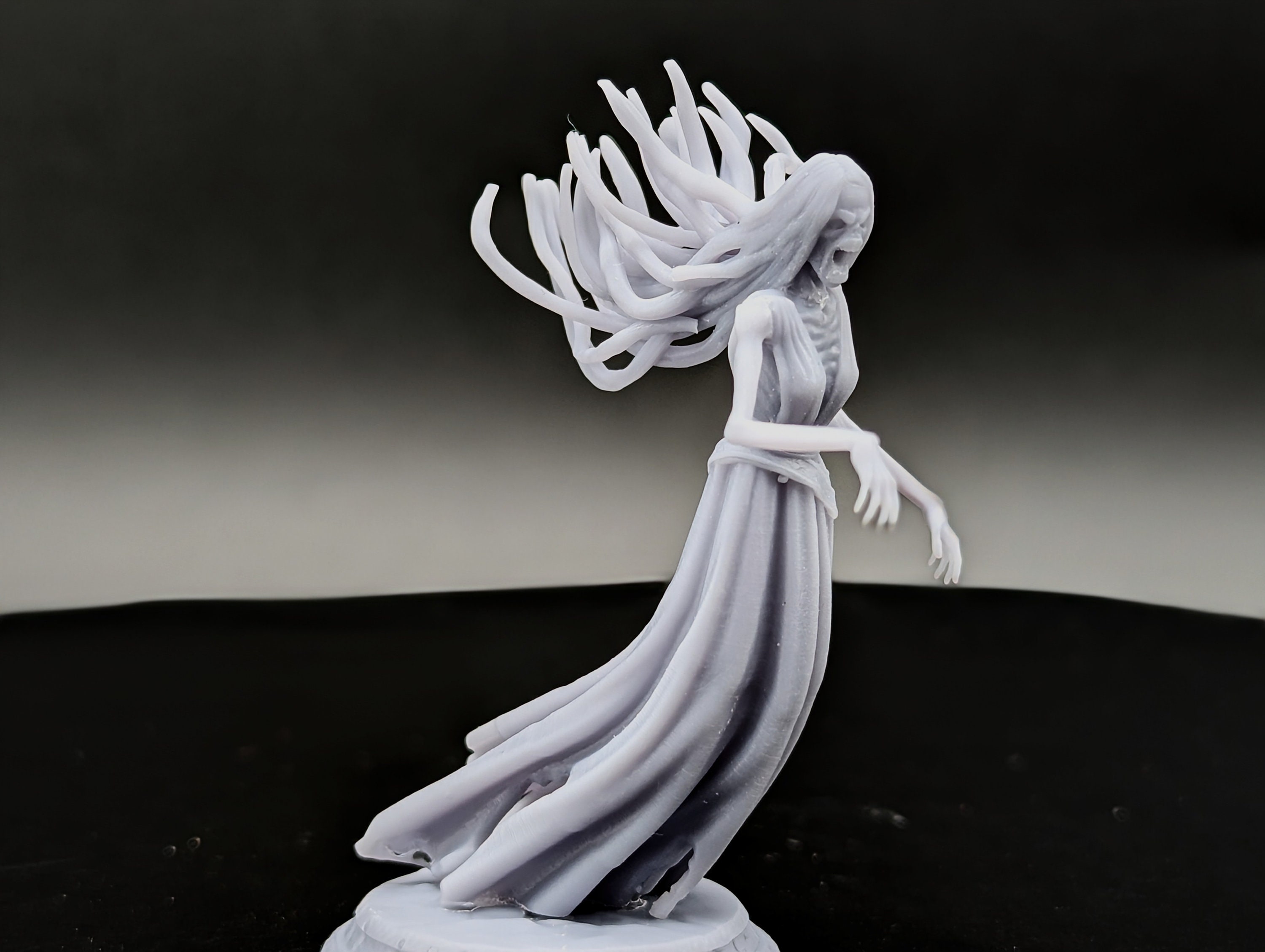 Banshee 32 Mm Miniature Dnd TTRPG 8k Stormborn Collectibles Ghost Witch ...