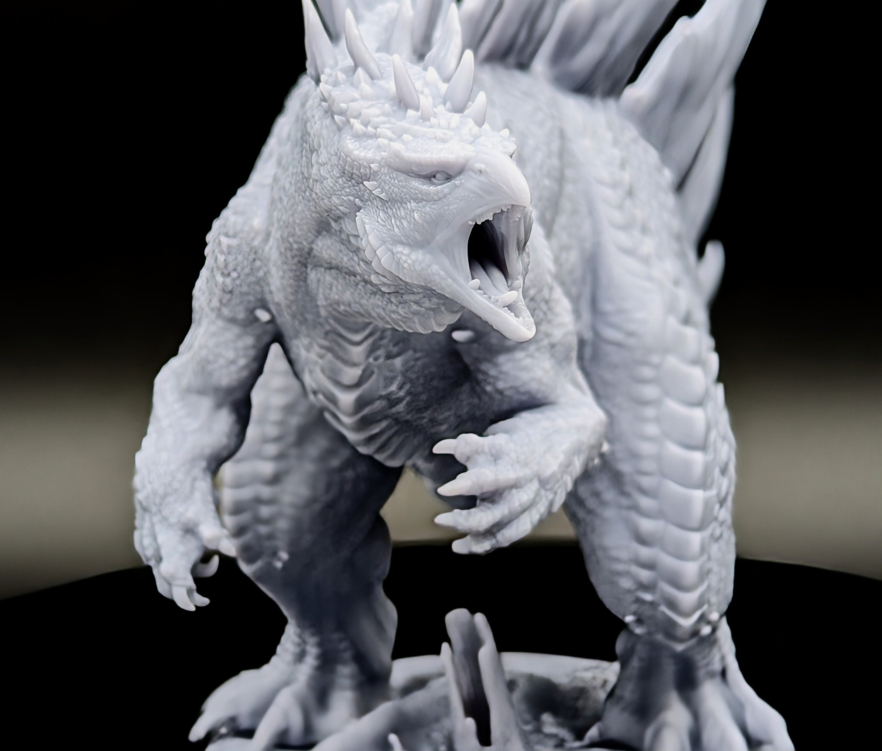 Kaiju Stegosaurus - Monster - Tarrasque - Primitive Creature ...