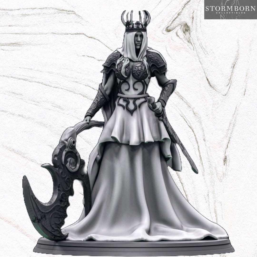 Luna Princess of Ash 32 Mm Miniature Dnd TTRPG 8k Stormborn ...