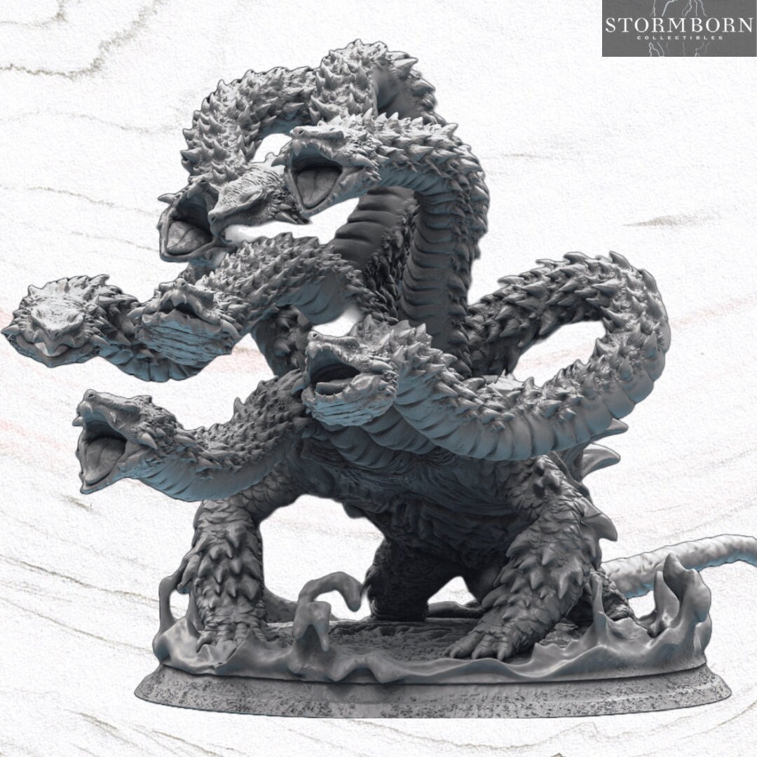 Snapping Turtle Hydra - Huge Monster - D&D - TTRPG - Stormborn ...