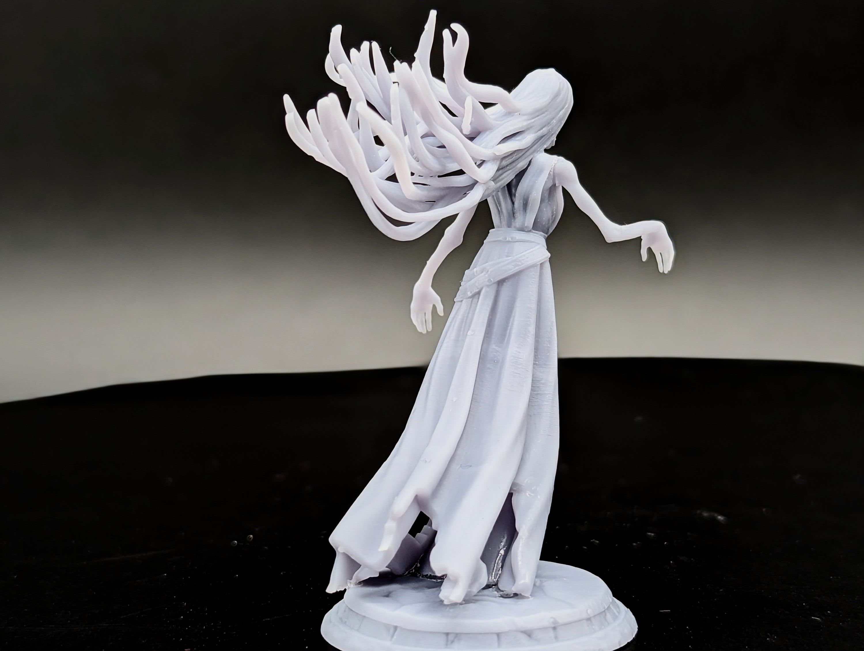 Banshee 32 Mm Miniature Dnd TTRPG 8k Stormborn Collectibles Ghost Witch ...