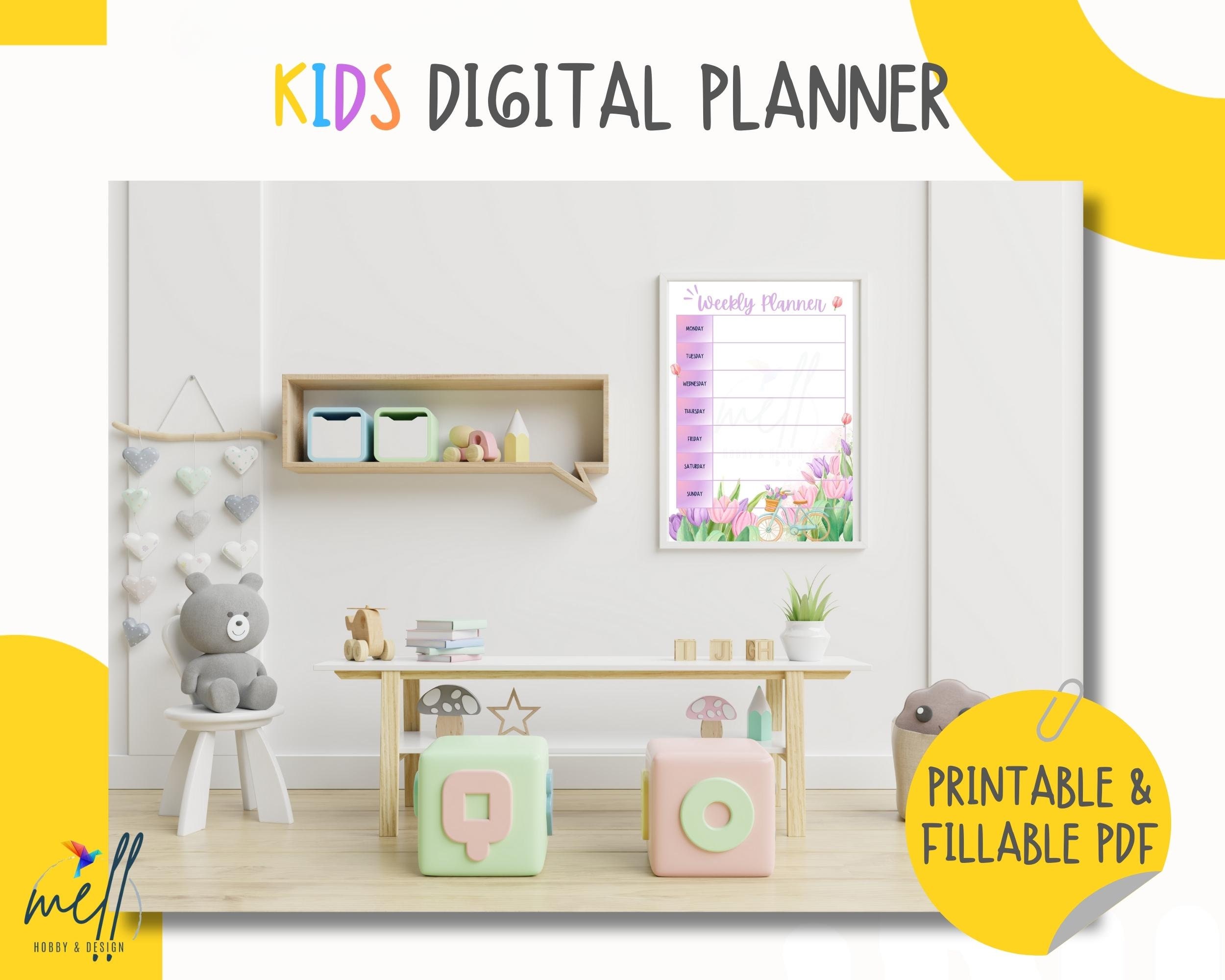 Cute Seasons Weekly Planner | Printable Planner for Kids | Instant ...