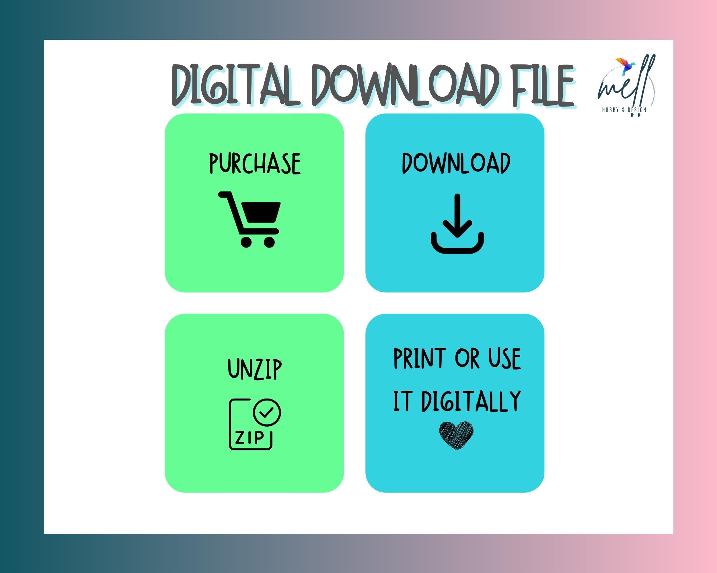 Printable Coloring Pages for Kids 6 Pages Digital Download Color ...