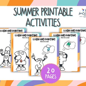 Printable Summer Activities for Kids | 20 PAGES | Digital Download ...