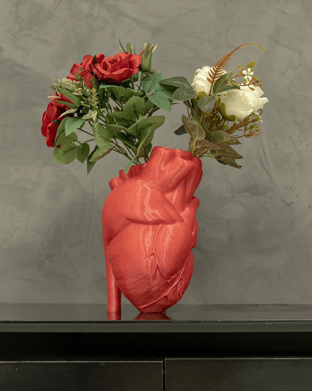 HEART 3D Printed Decorative Vase - Etsy