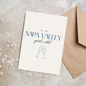 Simple Printable Bachelorette Card | Editable Canva Template | Digital ...