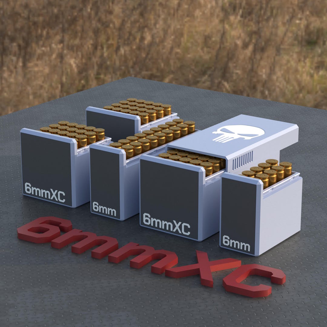 Digital STL File Ammo Box 6mm XC Ammunition Storage Ammo Crate 6mmxc - Etsy
