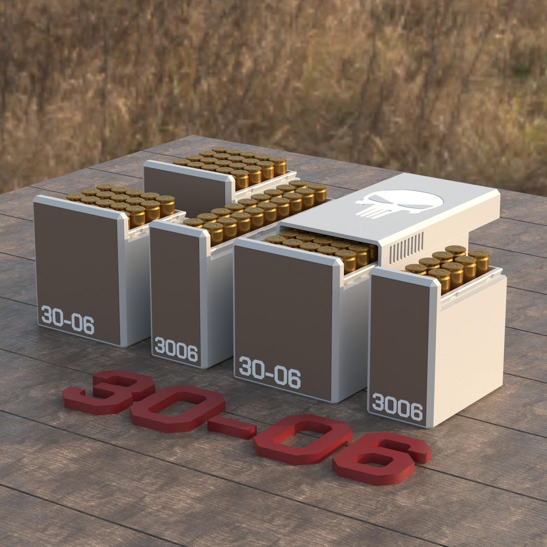 Digital STL File Ammo Box 30-06 SPRG Ammunition Storage Ammo Crate 30-06 Springfield - Etsy