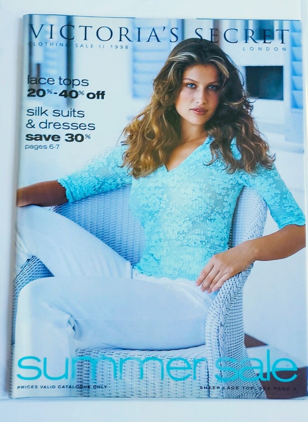 Vintage Rare Victoria's Secret Clothing Sale II 1998 Laetitia Casta ...