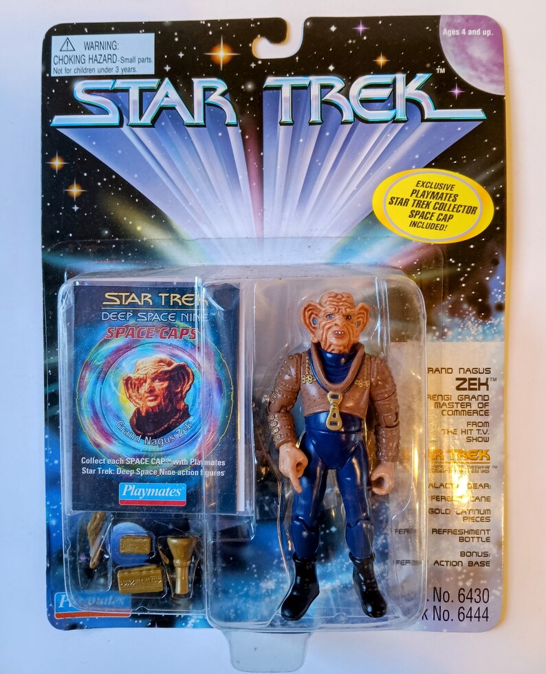 Vintage Star Trek DS9 Zek Action Figure Brand New 1995 - Etsy