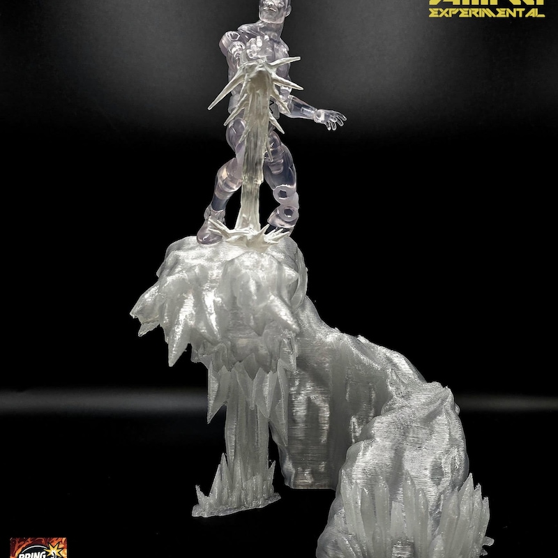 Ice Man Action Figure - Etsy