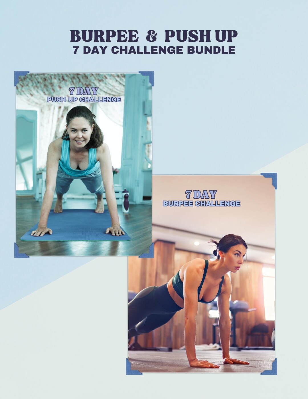 7 Day Push up and Burpee Challenge - Etsy