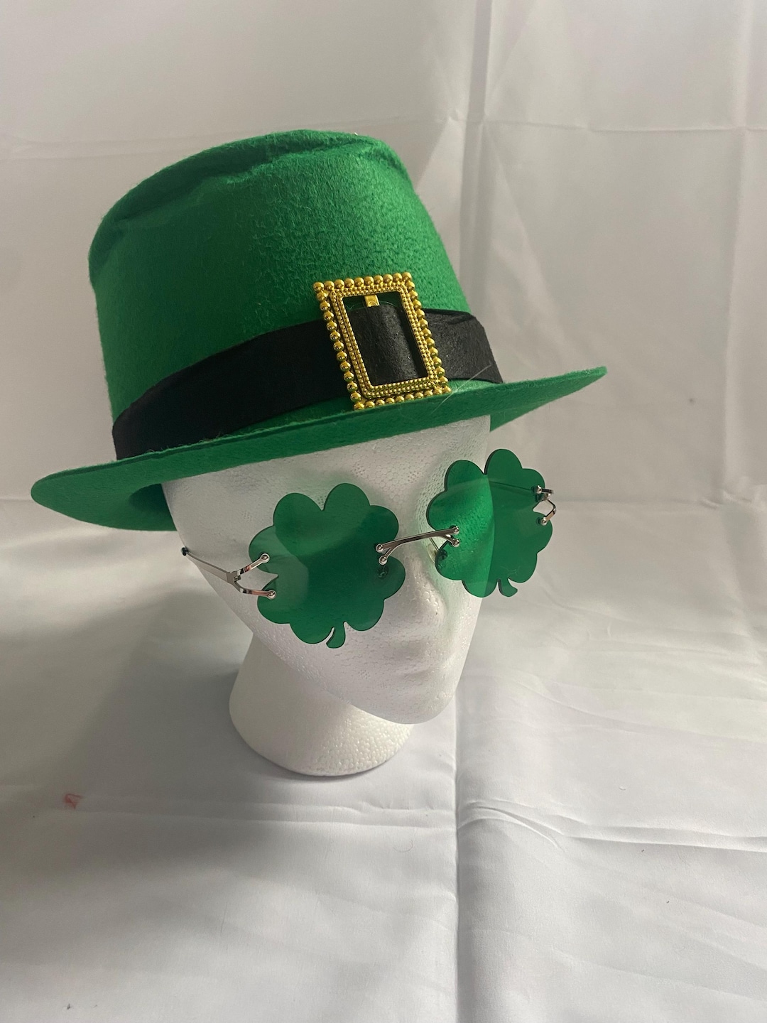 St. Patrick's Day Shamrock Sunglasses, Four Leaf Clover Glasses, Irish ...