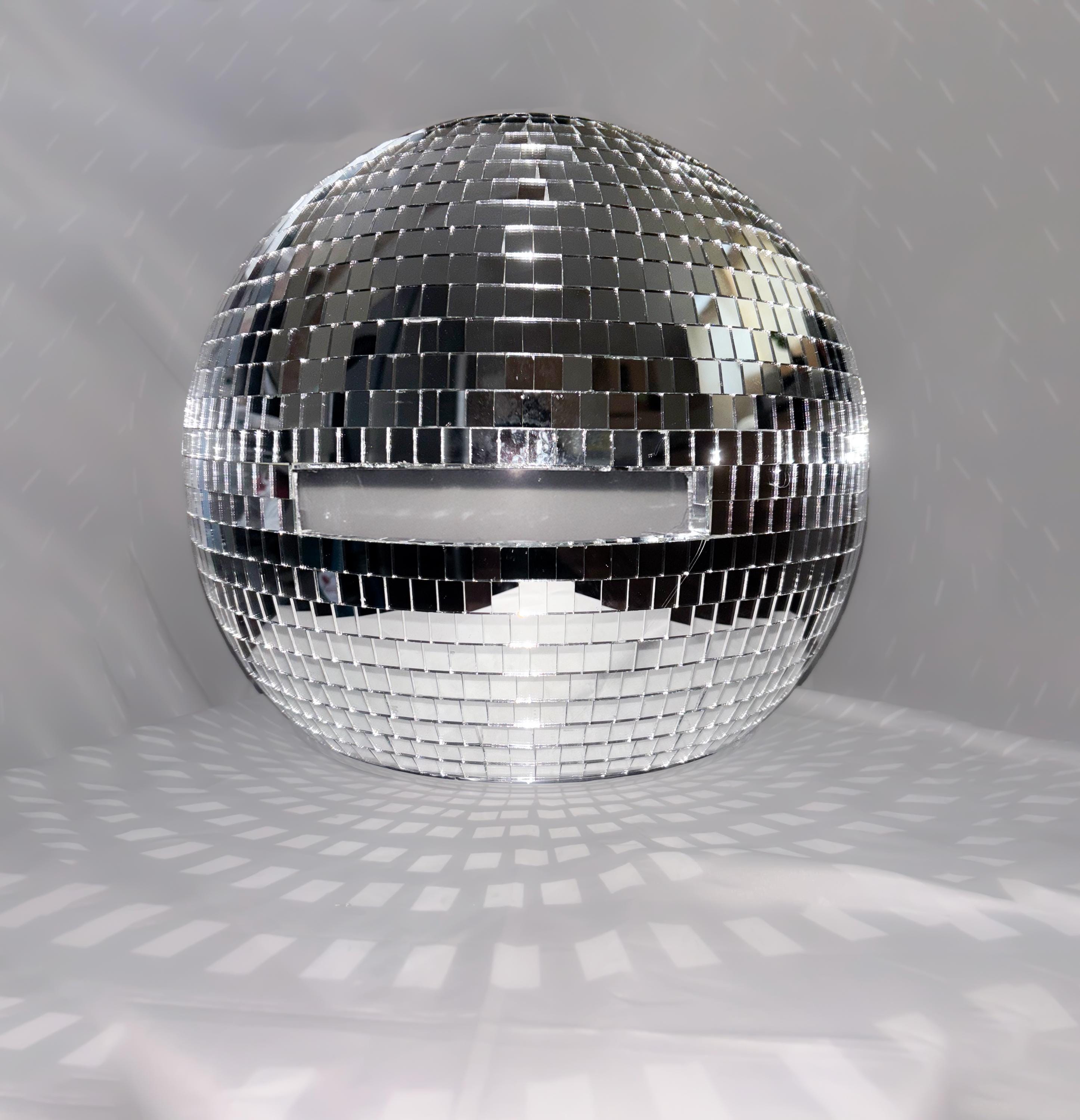 Reflective Disco Ball Helmet: 70s Rave Festival Headgear New Years - Etsy