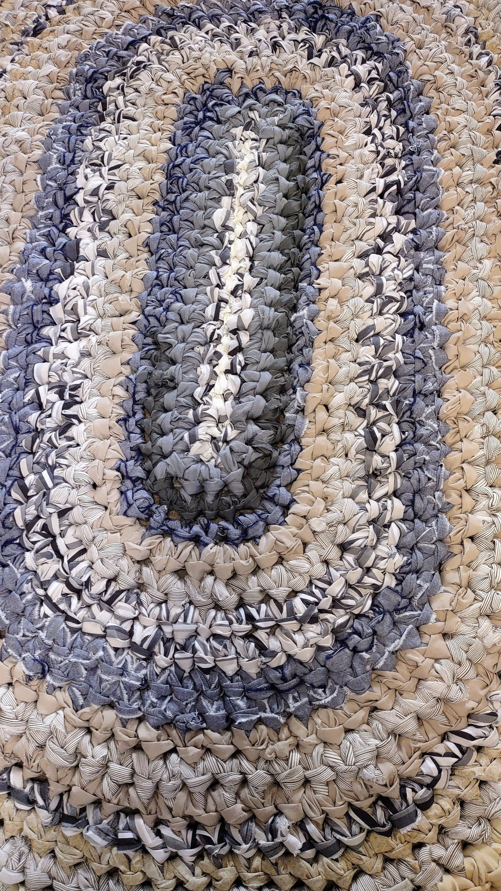 Crocheted Oval Rug - Etsy